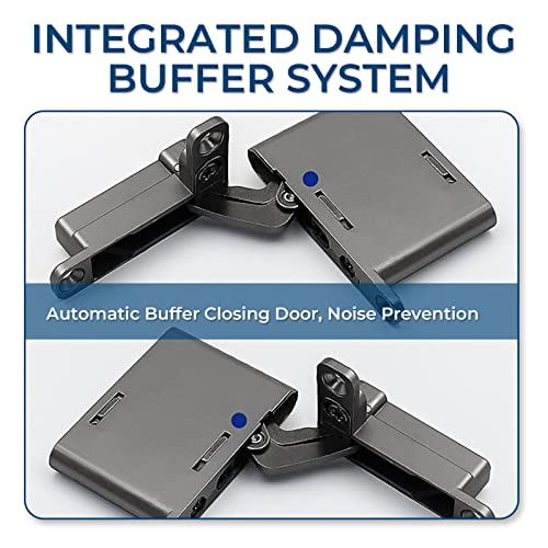 Doppy 2 Set Recessed Hinge Door Hinges 105° (2.25x1.65x0.4 inch),Wooden ...