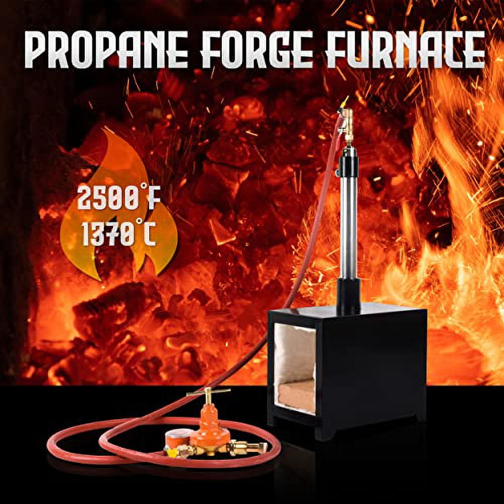 Doppy Propane Forge, Propane Knife Forge Single Burner Large Capacity ...