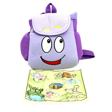 16" Full Size Pink Dora the Explorer and Boots Pose Rolling Backpack ...