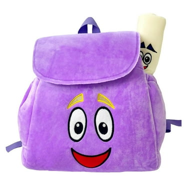 dora the explorer dora mr.backpack purple plush backpack with map new ...