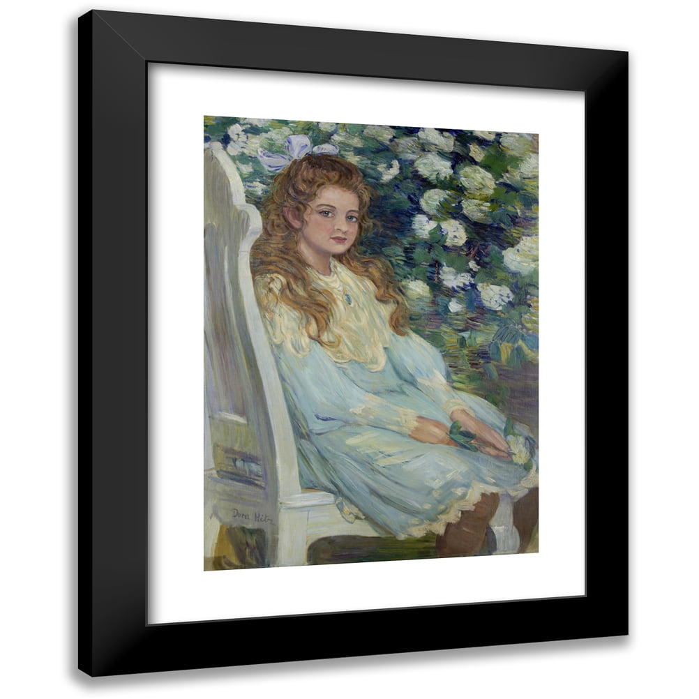 Dora Hitz 14x18 Black Modern Framed Museum Art Print Titled - Portrait ...