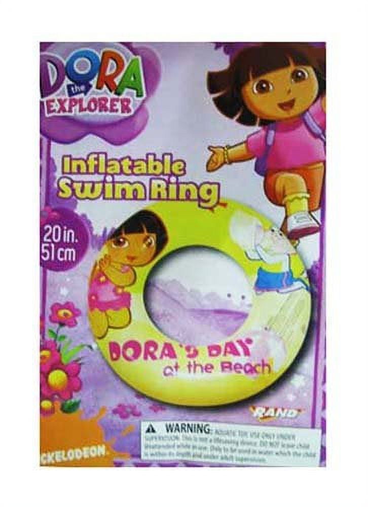 Dora Inflatable Swim Ring 20 Dora Day At The Beach) - Walmart.com