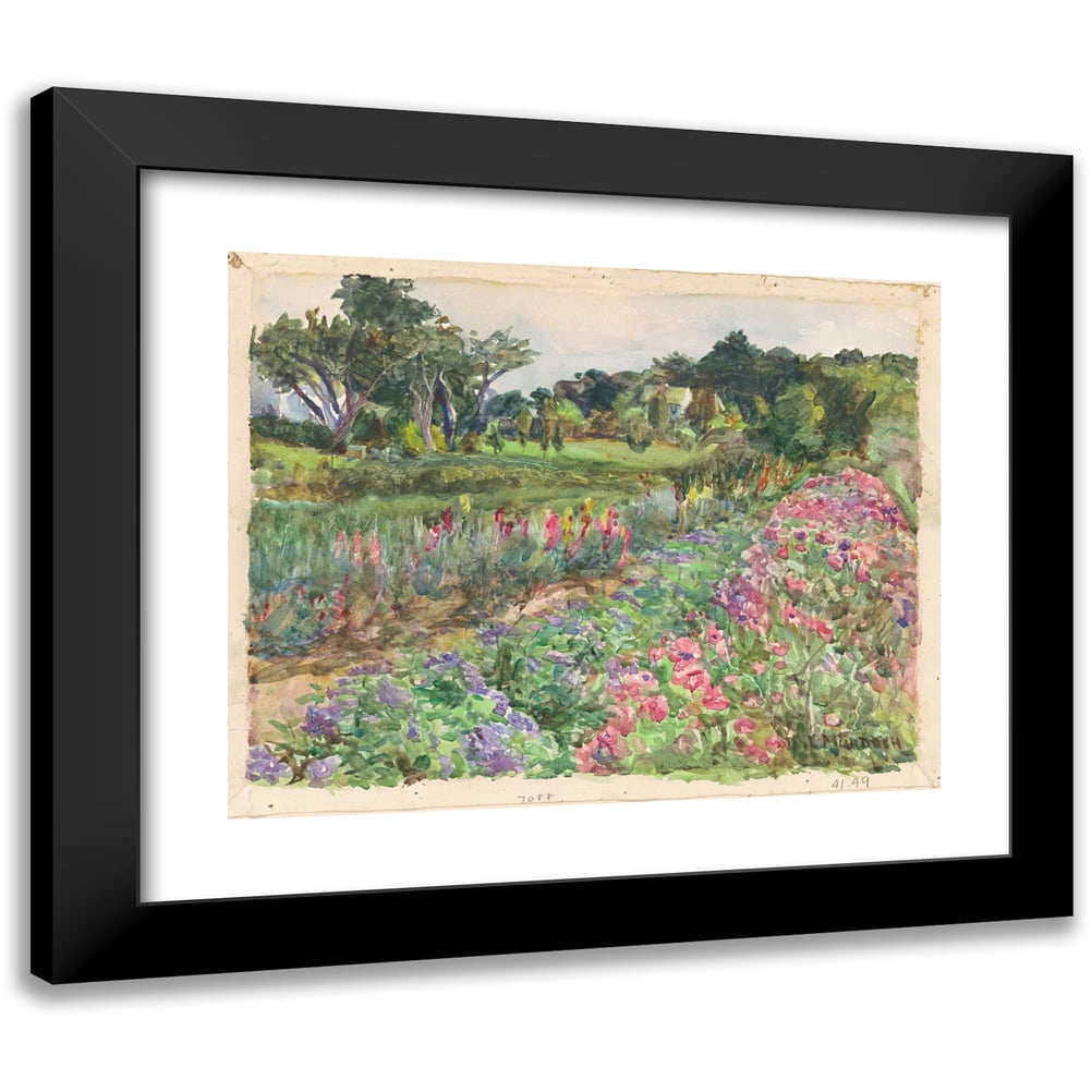 Dora Louise Murdoch 14x12 Black Modern Framed Museum Art Print Titled ...