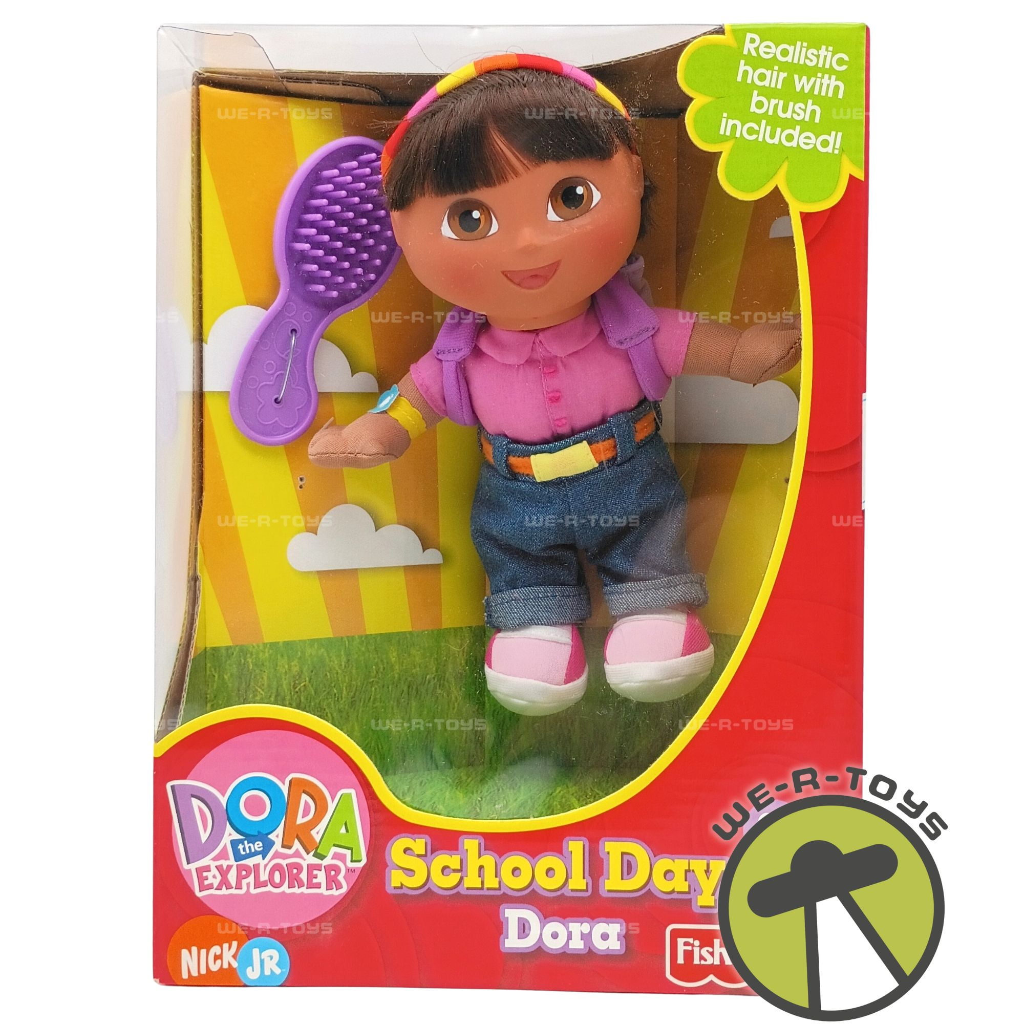 Dora The Explorer School Day Dora Doll With Brush 2004 Fisher-Price ...