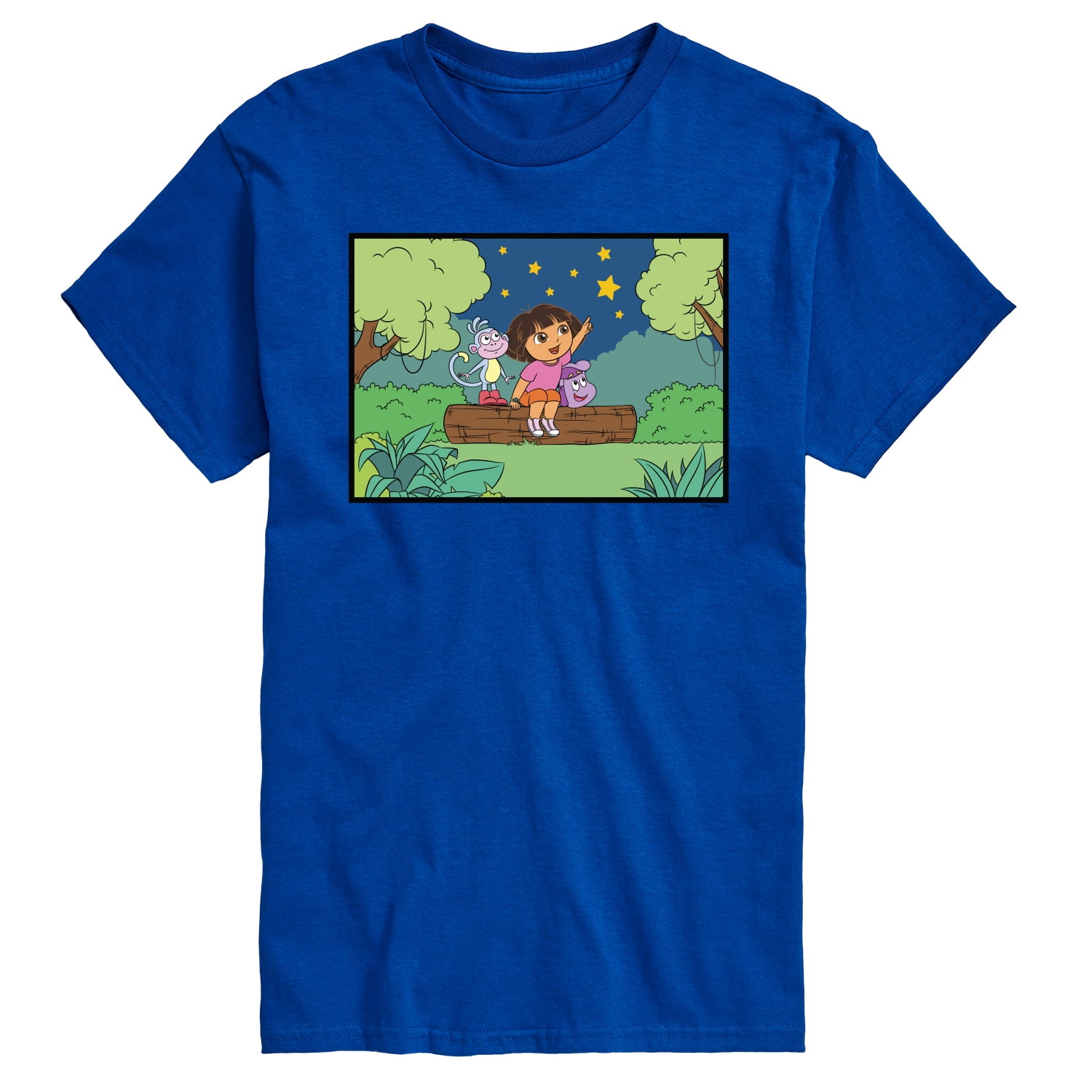 Dora The Explorer - Boots Stars - Men's Short Sleeve Graphic T-Shirt ...