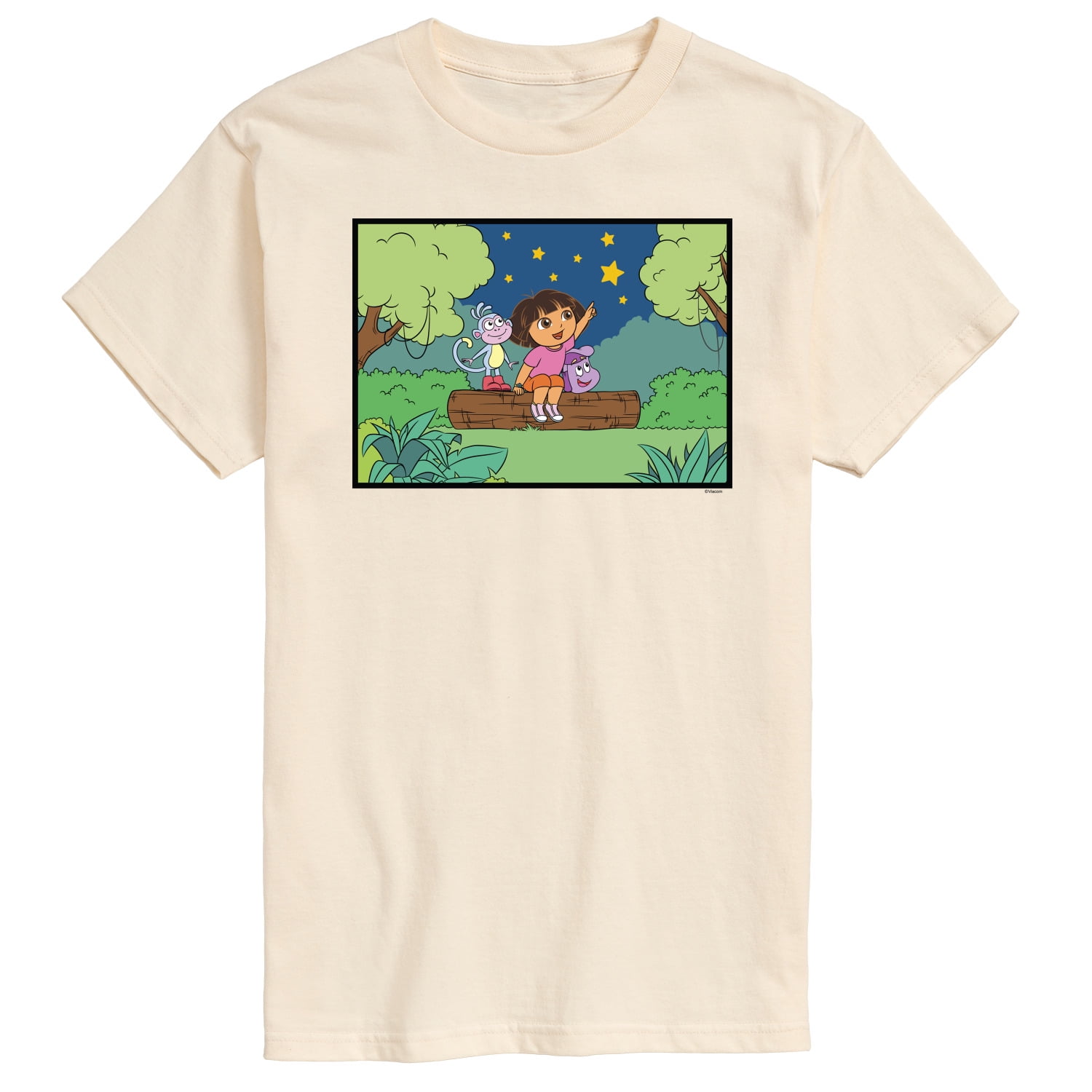Dora The Explorer - Boots Stars - Men's Short Sleeve Graphic T-Shirt ...