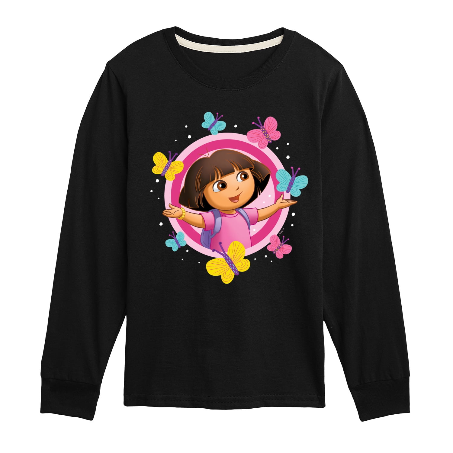 Dora The Explorer - Butterflies - Toddler And Youth Long Sleeve Graphic ...