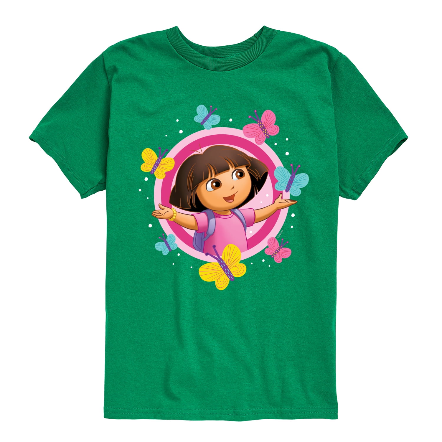 Dora The Explorer - Butterflies - Toddler And Youth Short Sleeve ...