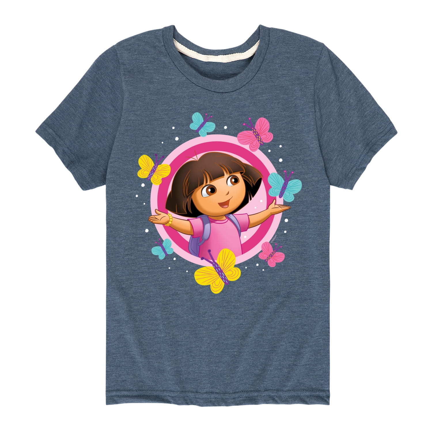 Dora The Explorer - Butterflies - Toddler And Youth Short Sleeve ...