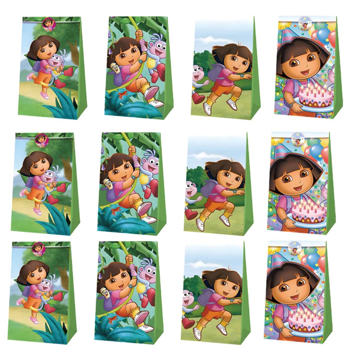 Dora The Explorer Candy Bags Birthday Goodie Party Favor Decorations ...