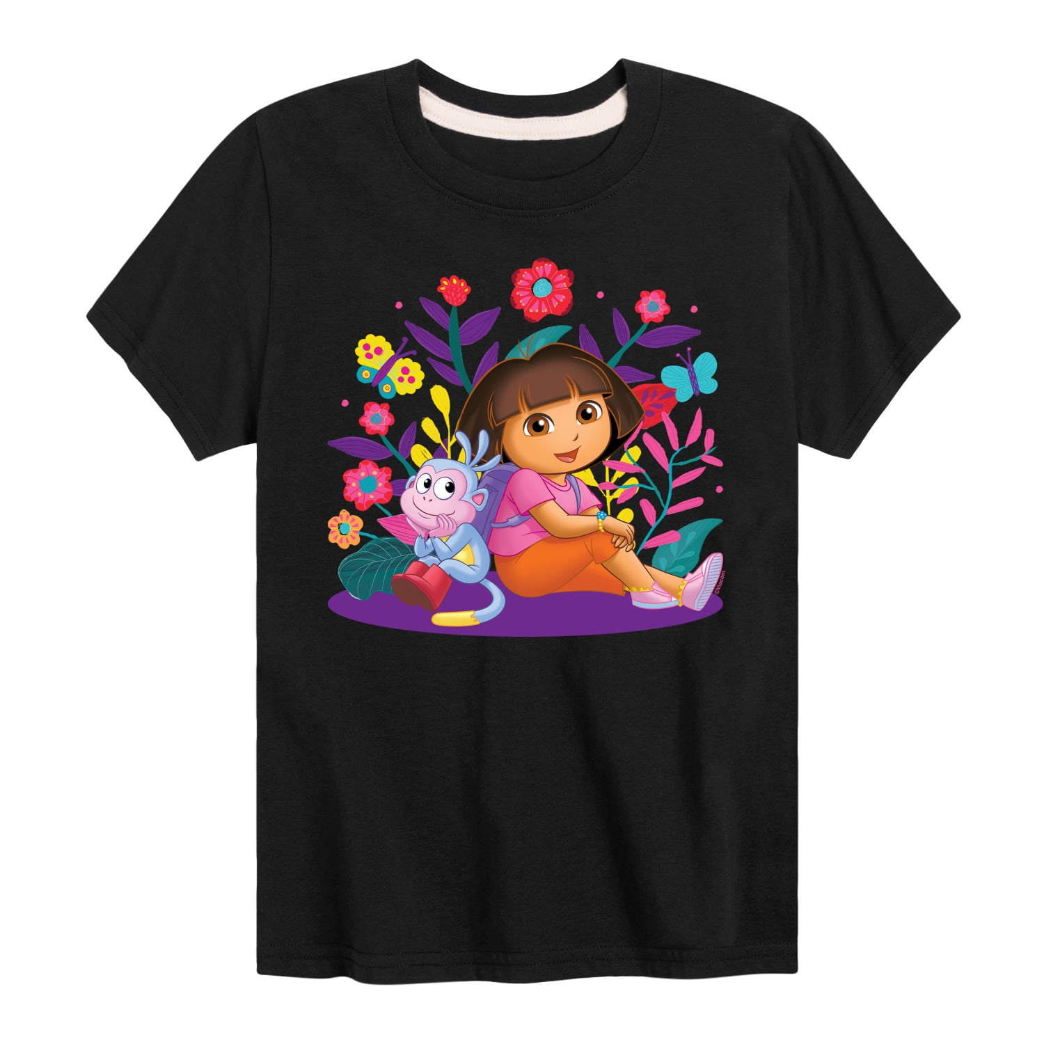 Dora The Explorer - Dora And Boots - Toddler And Youth Short Sleeve ...