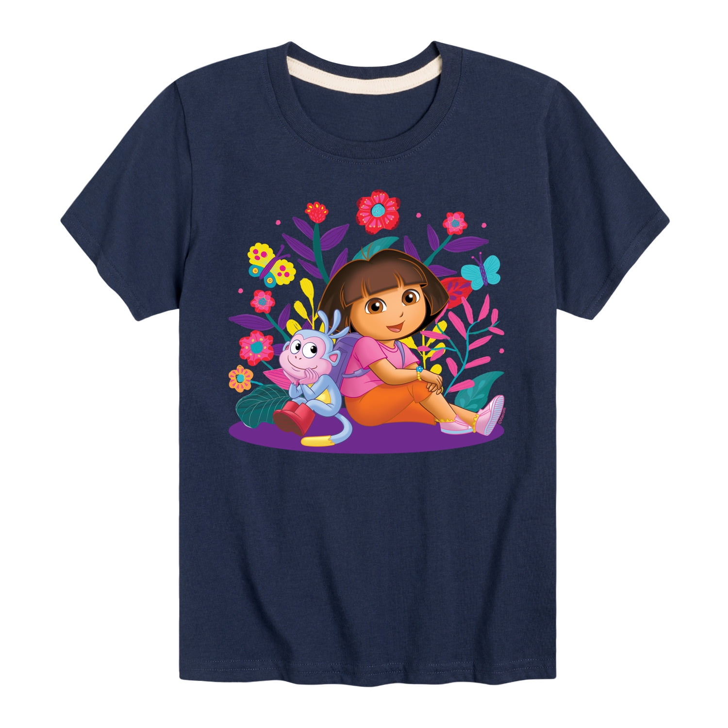 Dora The Explorer - Dora And Boots - Toddler And Youth Short Sleeve ...