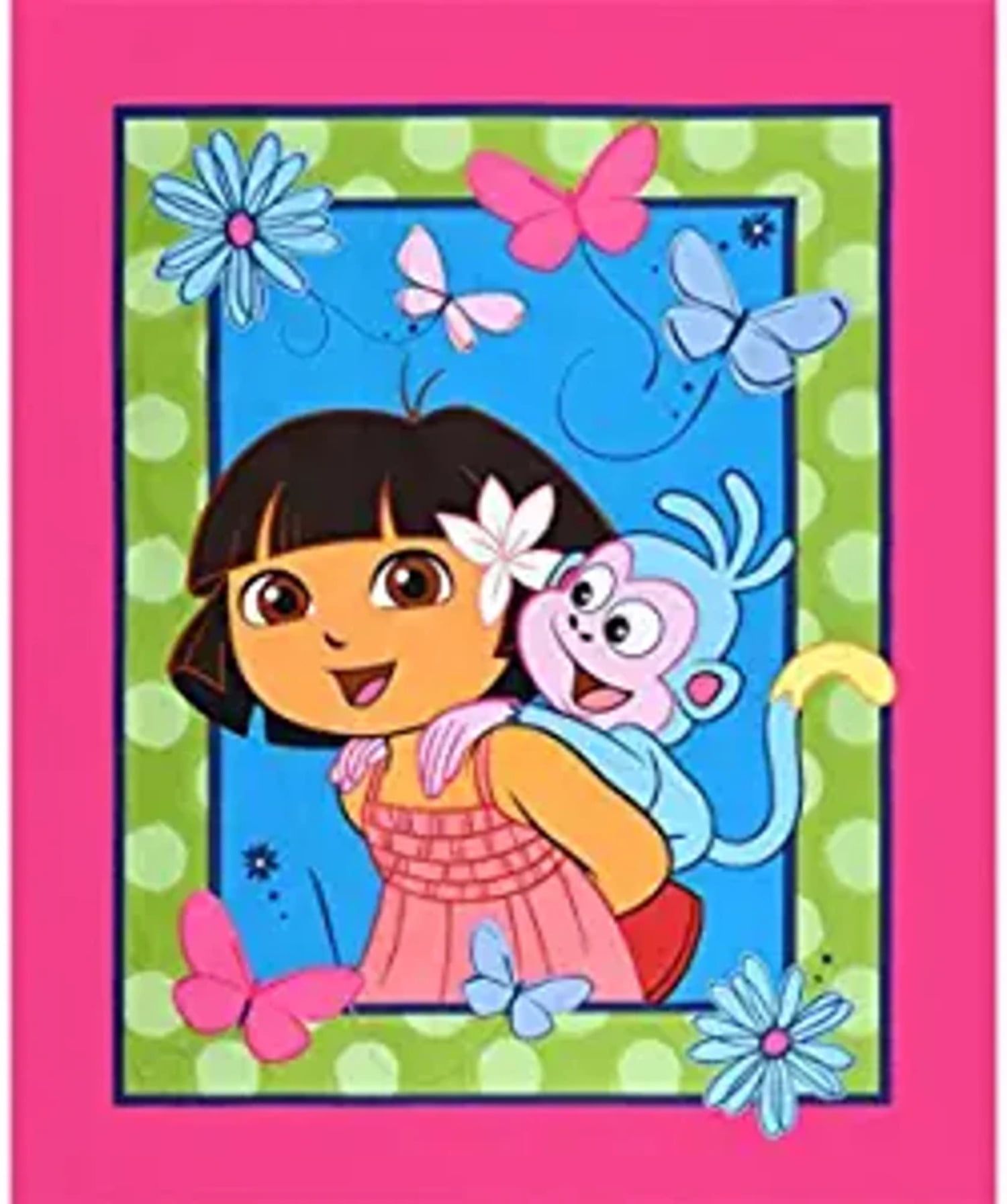 Dora The Explorer Dora Boots Panel Fabric - Walmart.com