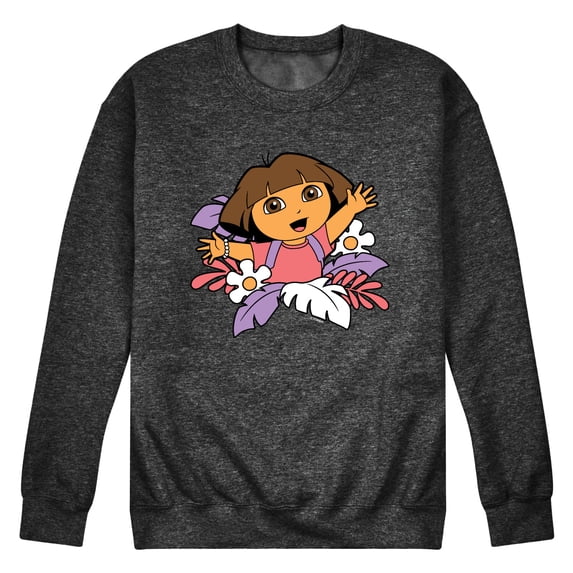 Dora The Explorer - Dora Flowers - Men's Crew Fleece Sweatshirt ...