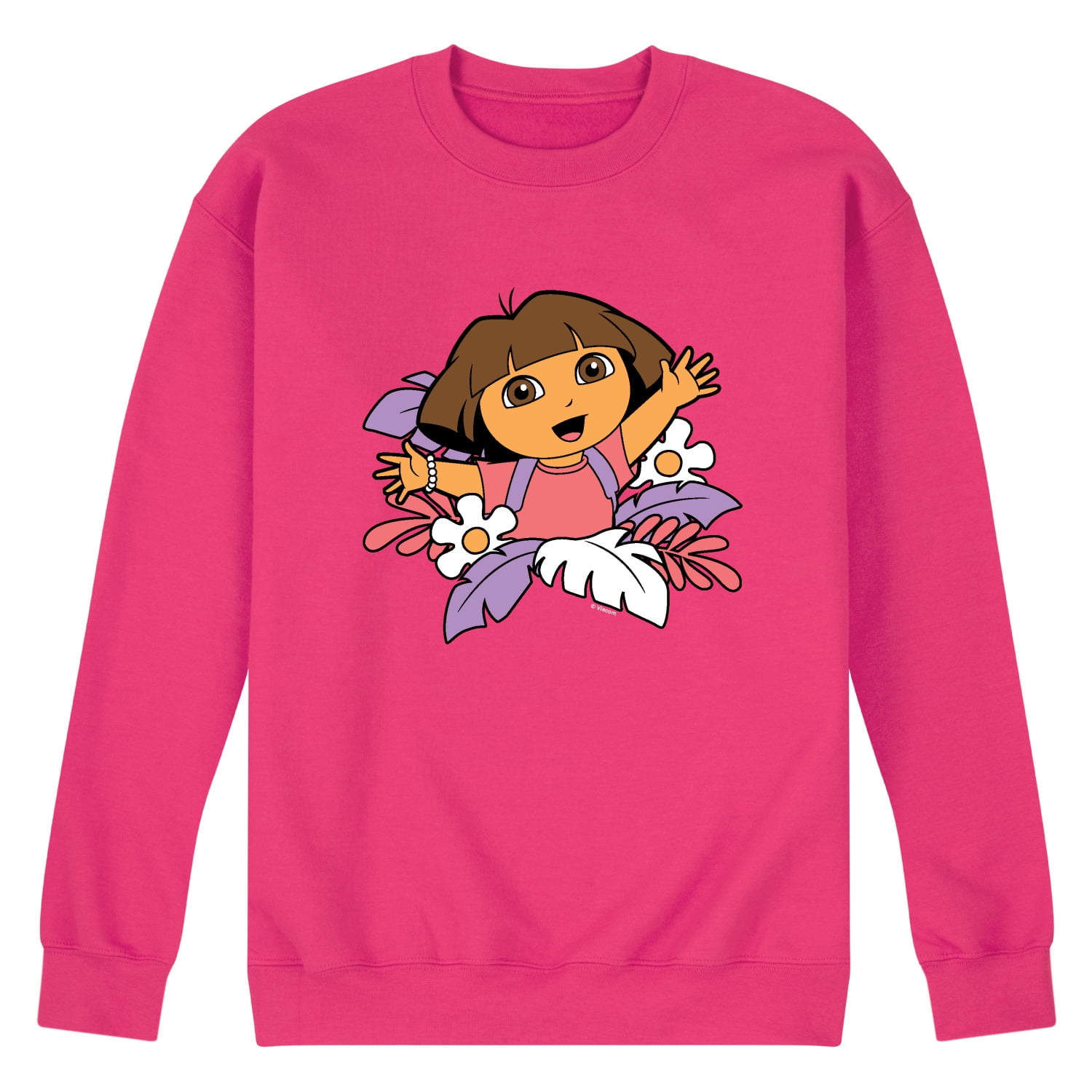 Dora The Explorer - Dora Flowers - Men's Crew Fleece Sweatshirt ...