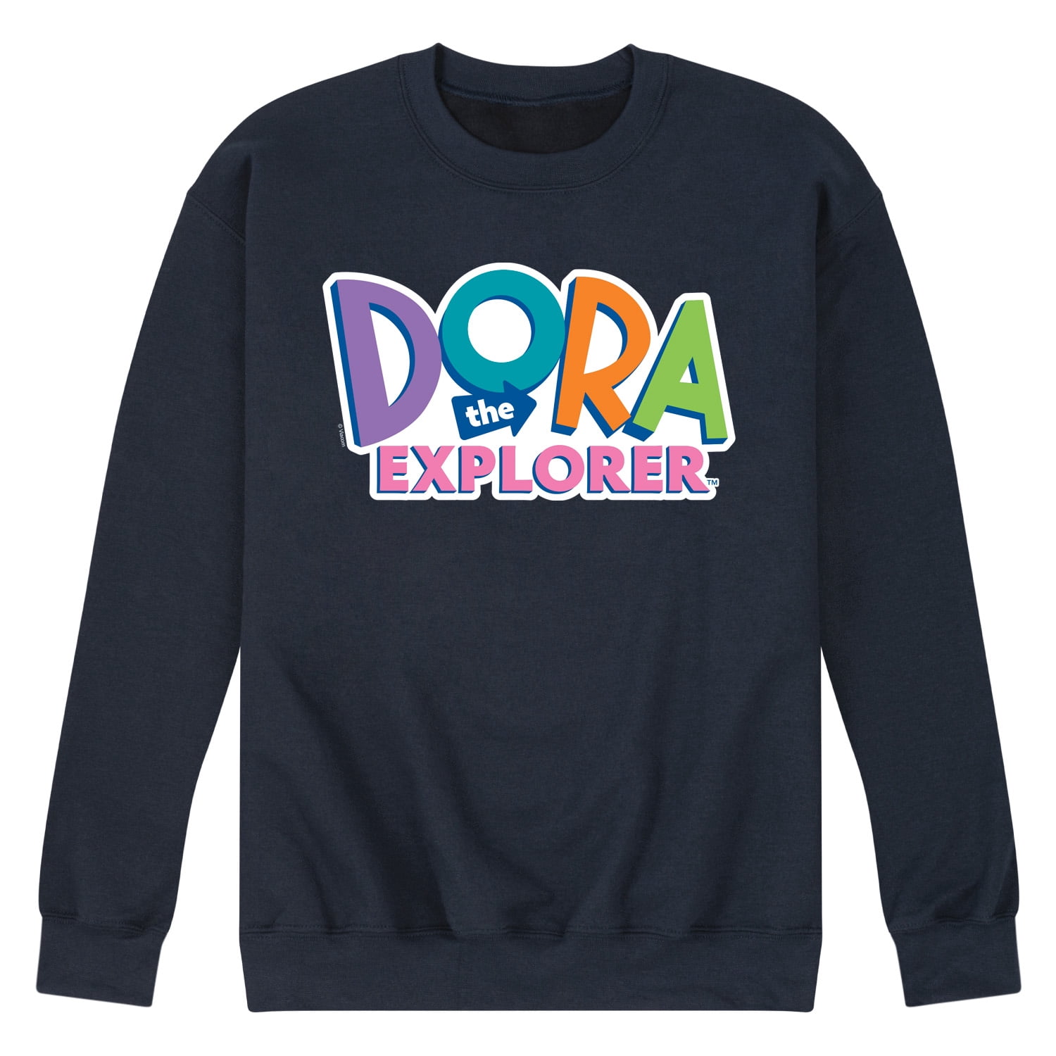 Dora The Explorer - Dora Logo - Men's Crew Fleece Sweatshirt - Walmart.com
