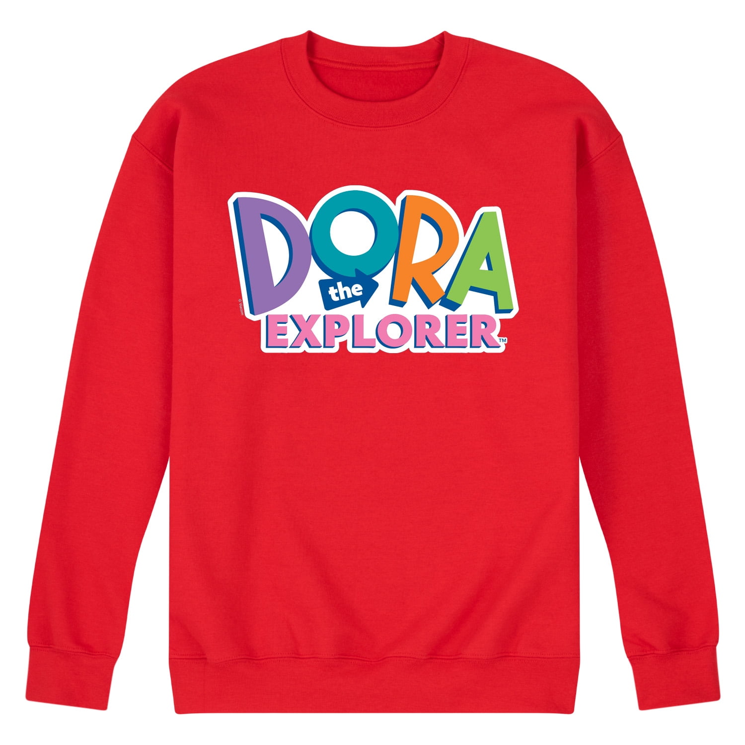 Dora The Explorer - Dora Logo - Men's Crew Fleece Sweatshirt - Walmart.com