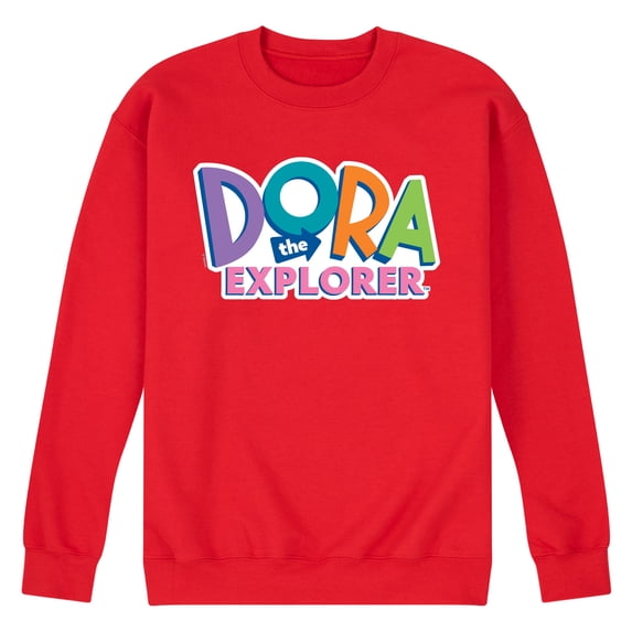 Dora The Explorer - Dora Logo - Men's Crew Fleece Sweatshirt - Walmart.com