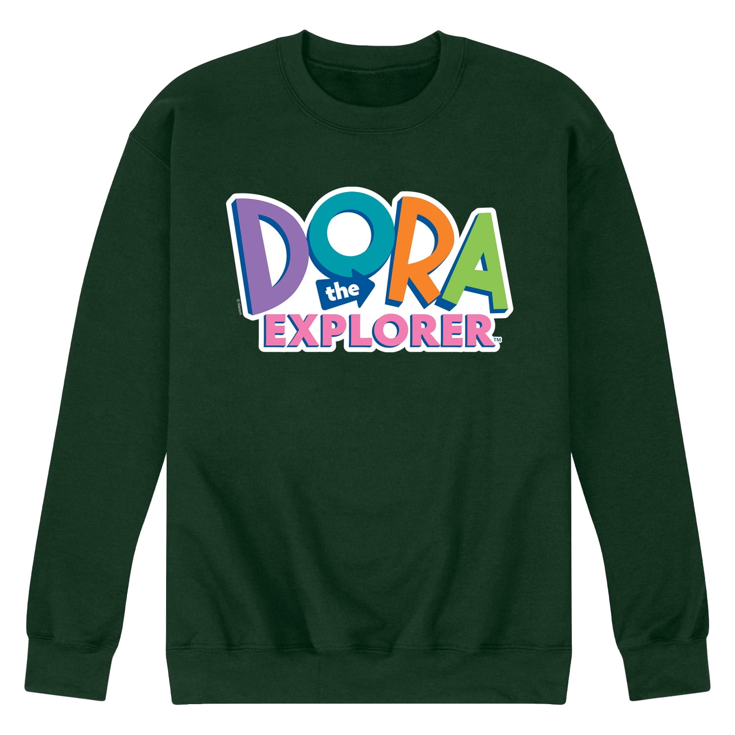 Dora The Explorer - Dora Logo - Men's Crew Fleece Sweatshirt - Walmart.com