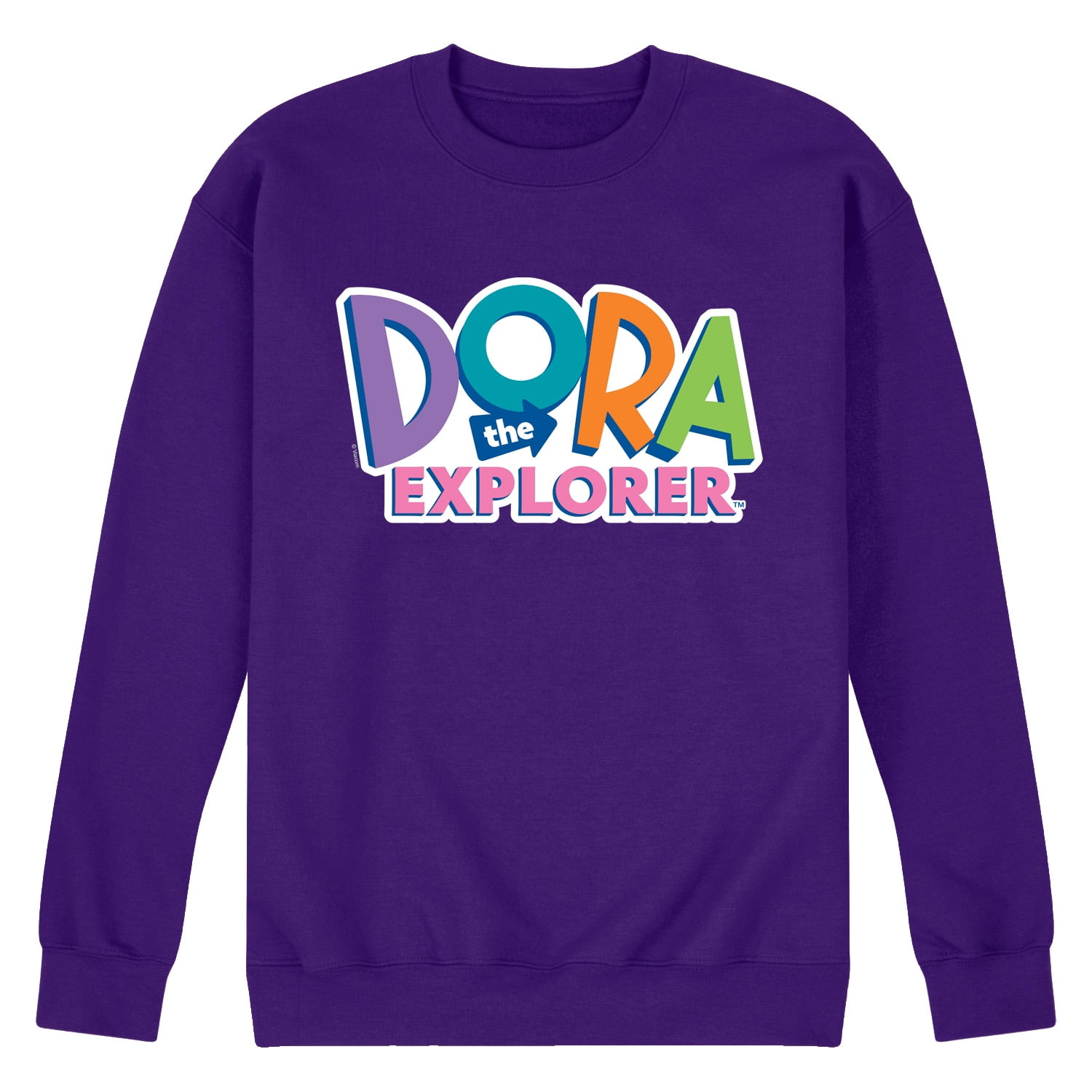 Dora The Explorer - Dora Logo - Men's Crew Fleece Sweatshirt - Walmart.com