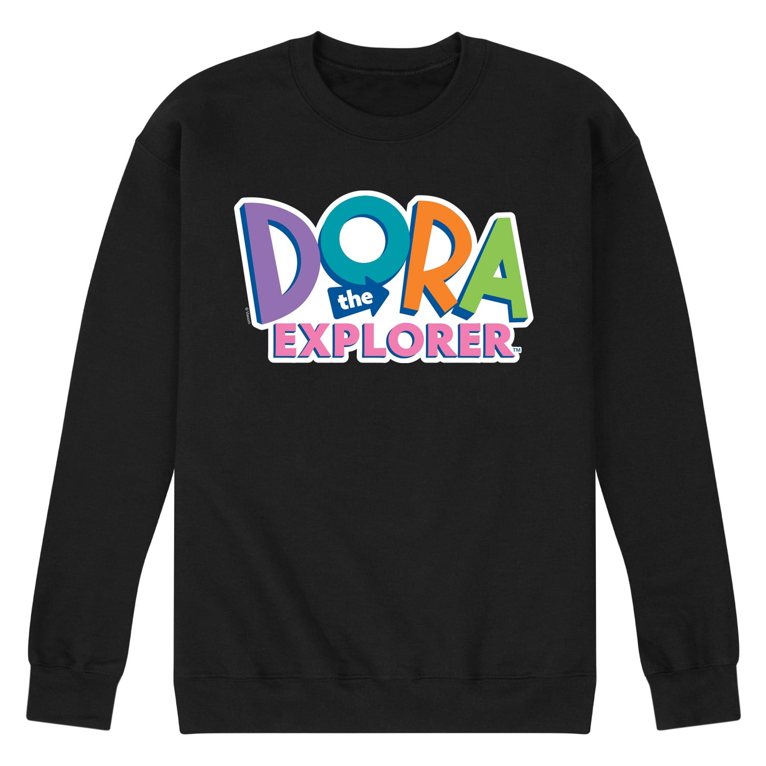 Dora The Explorer - Dora Logo - Men's Crew Fleece Sweatshirt - Walmart.com