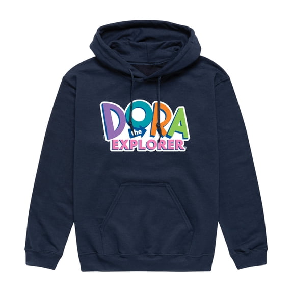 Dora The Explorer - Dora Logo - Men's Fleece Hoodie Sweatshirt ...