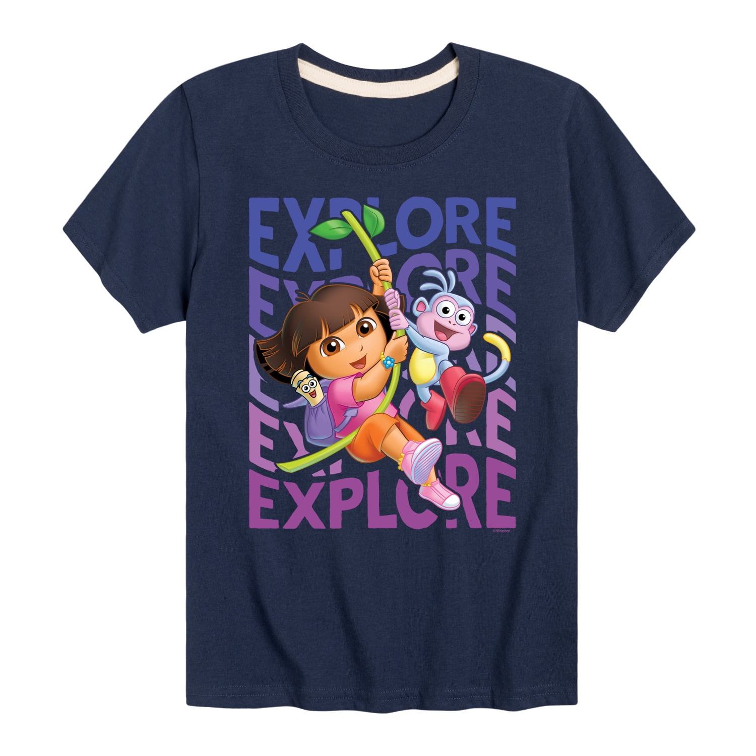 Dora The Explorer - Explore - Toddler And Youth Short Sleeve Graphic T ...