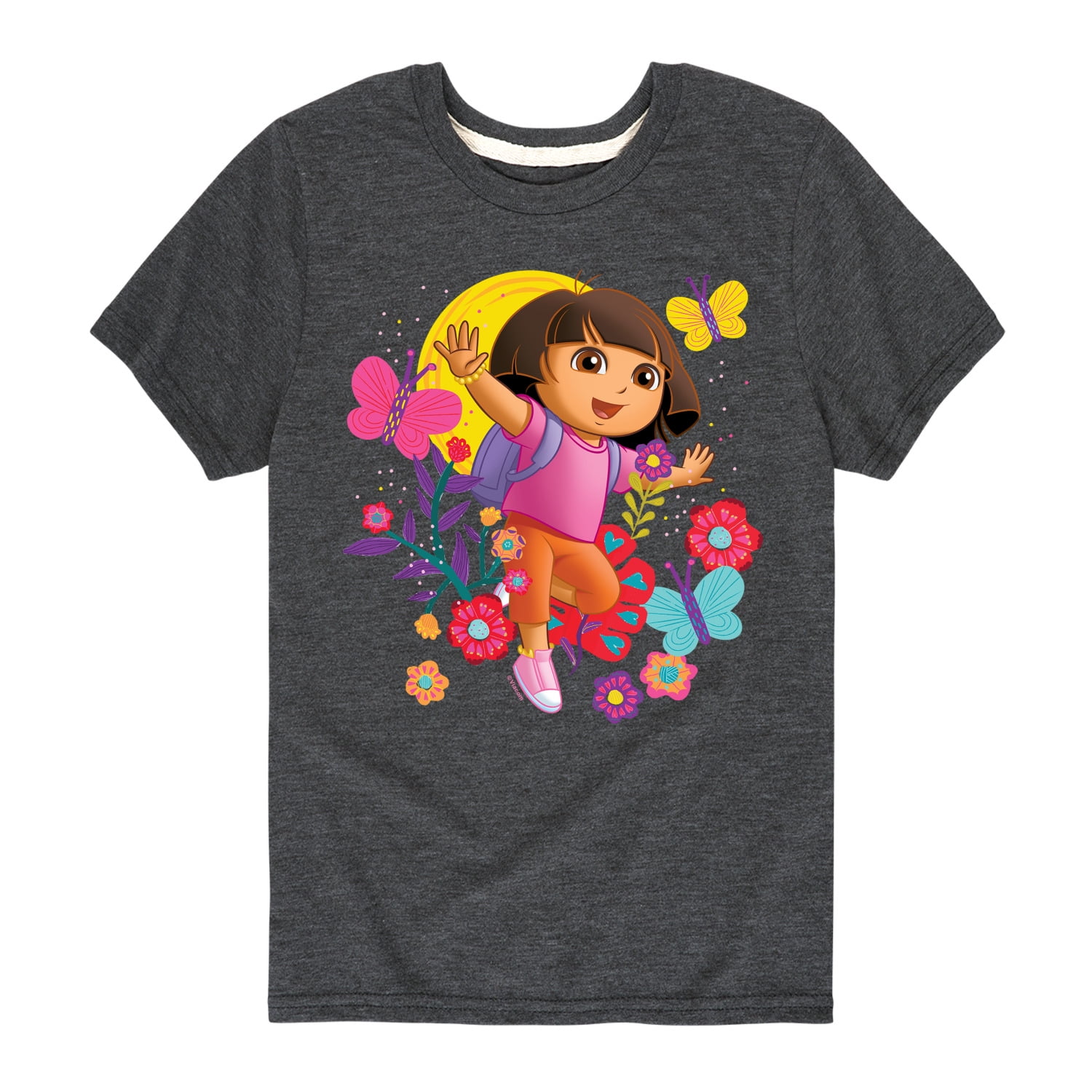 Dora The Explorer - Flowers And Butterflies - Toddler And Youth Short ...