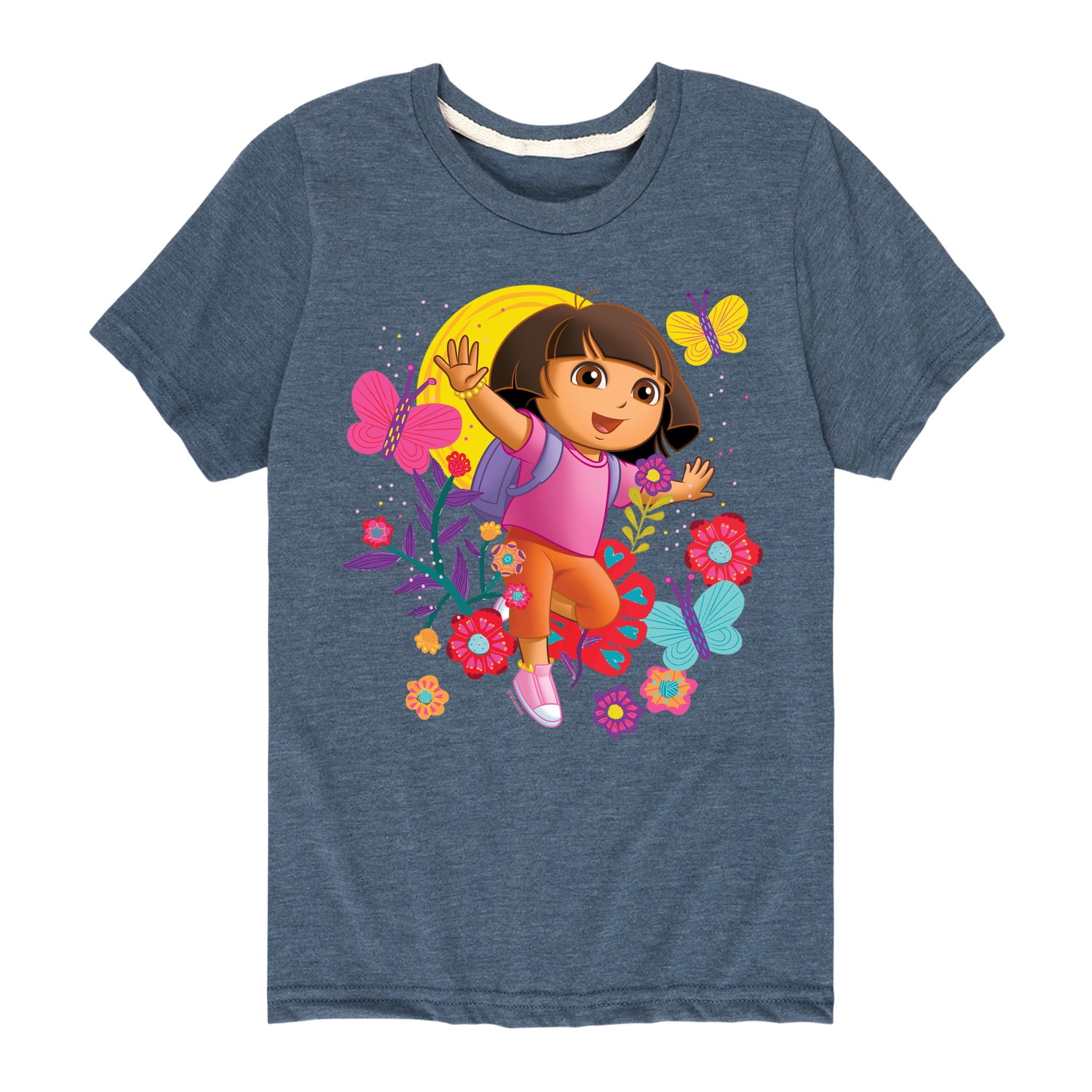 Dora The Explorer - Flowers And Butterflies - Toddler And Youth Short ...