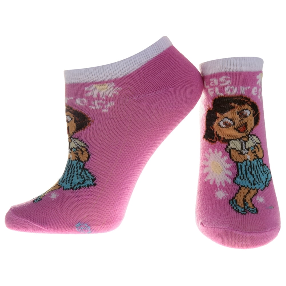 Dora The Explorer - Happy Pink Socks - Walmart.com