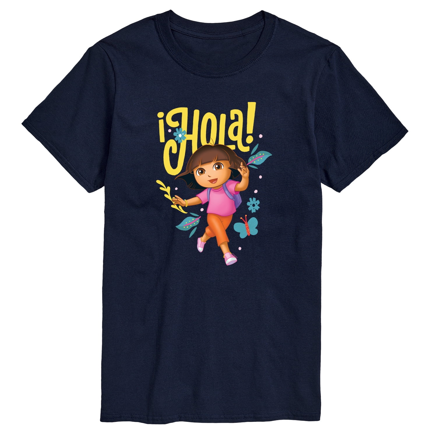 Dora The Explorer - Hola - Men's Short Sleeve Graphic T-Shirt - Walmart.com