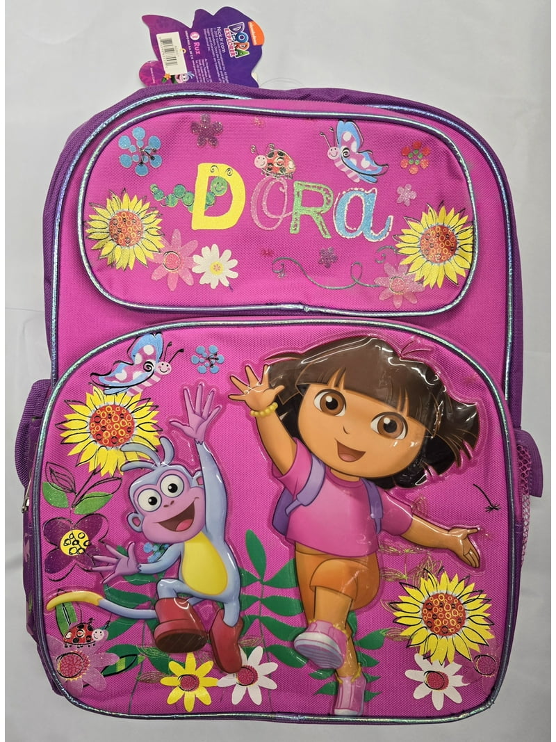 dora the explorer backpack name