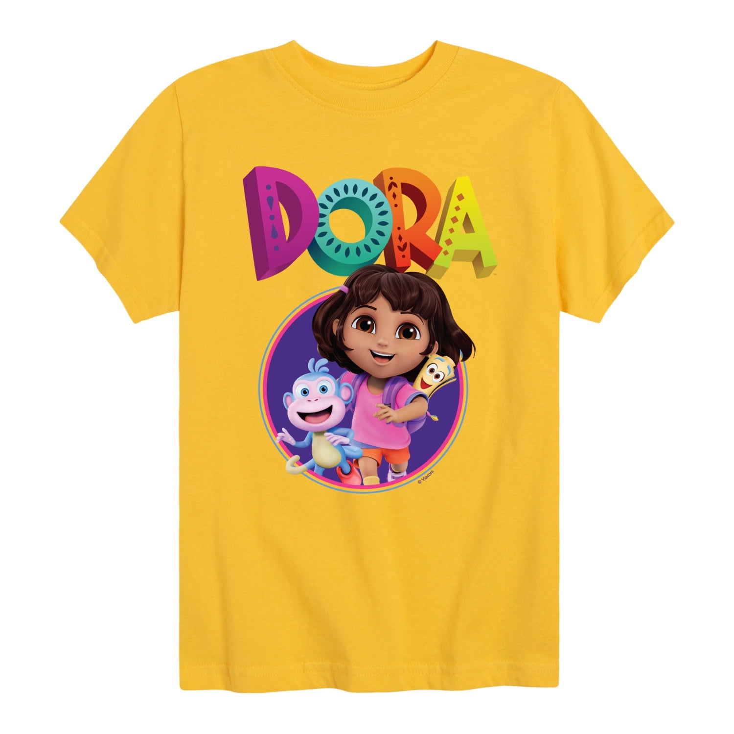 Dora The Explorer - Dora - Youth Boys Short Sleeve Graphic T-Shirt ...