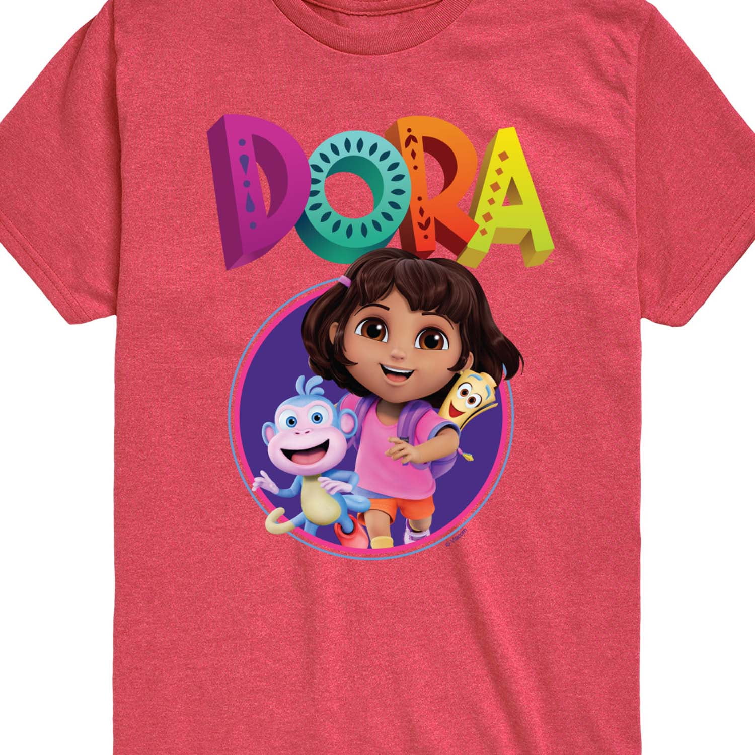 Dora The Explorer - Dora - Youth Boys Short Sleeve Graphic T-Shirt ...
