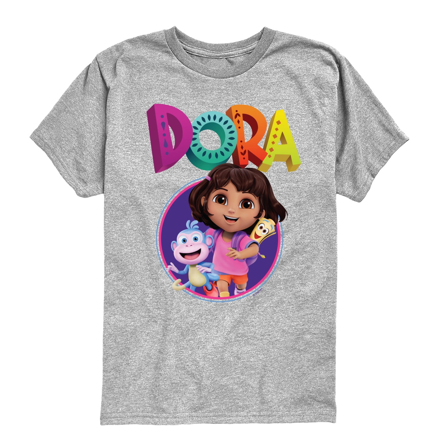 Dora The Explorer - Logo - Toddler And Youth Short Sleeve Graphic T ...
