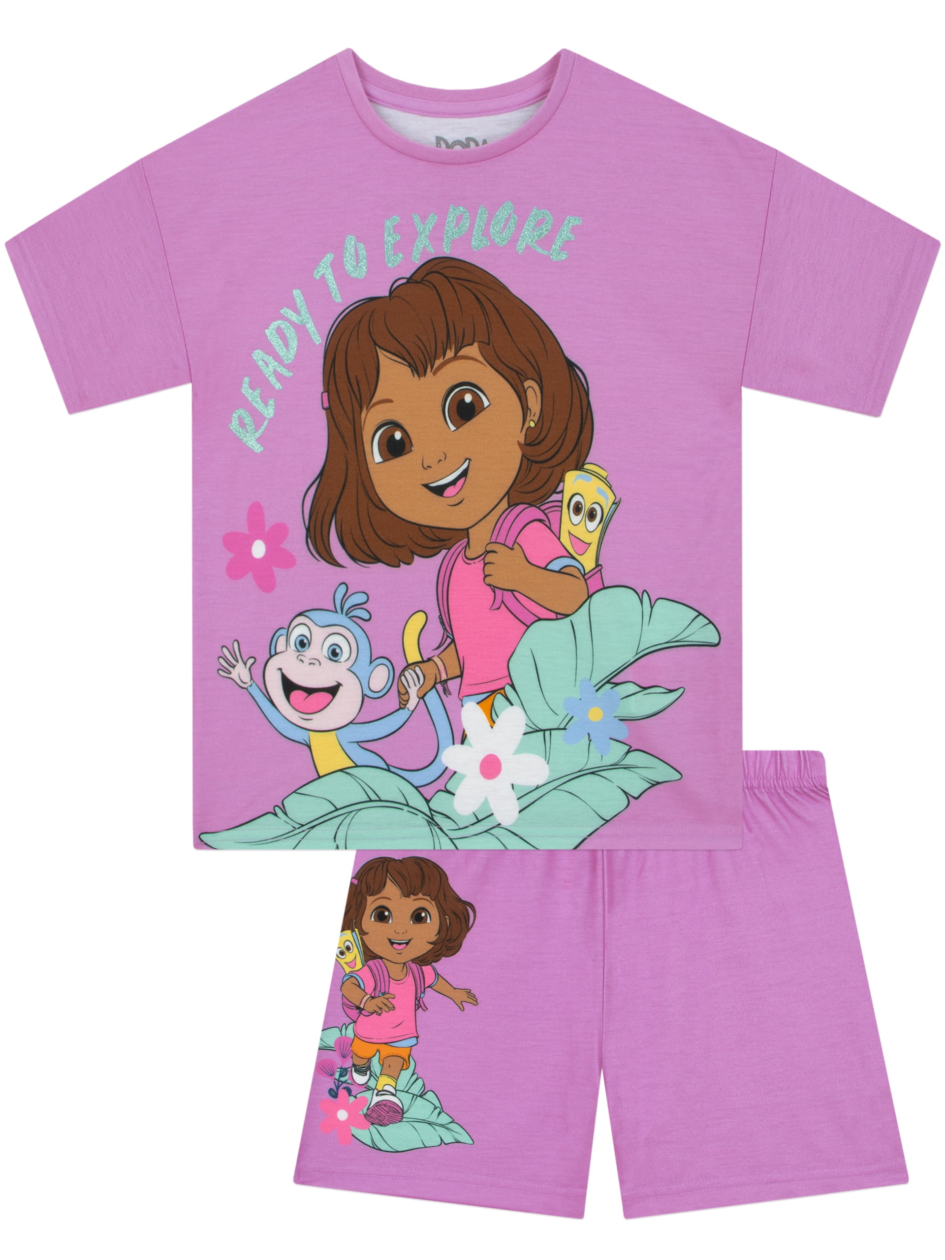 Dora The Explorer Pajamas Purple Size 3T-8 - Walmart.com