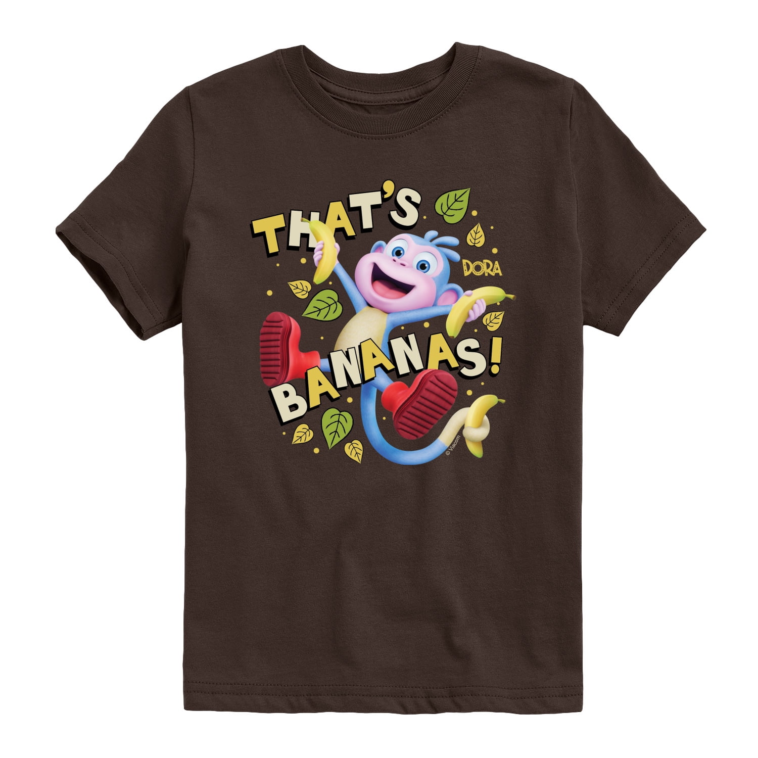 Dora The Explorer - Thats Bananas - Youth Boys Short Sleeve Graphic T ...