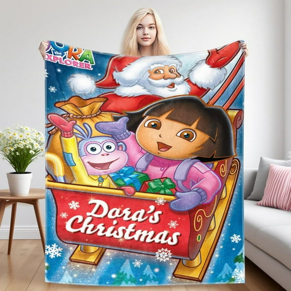 Dora The Explorer Throw Blanket Merch Gifts Music Present Music Fans ...