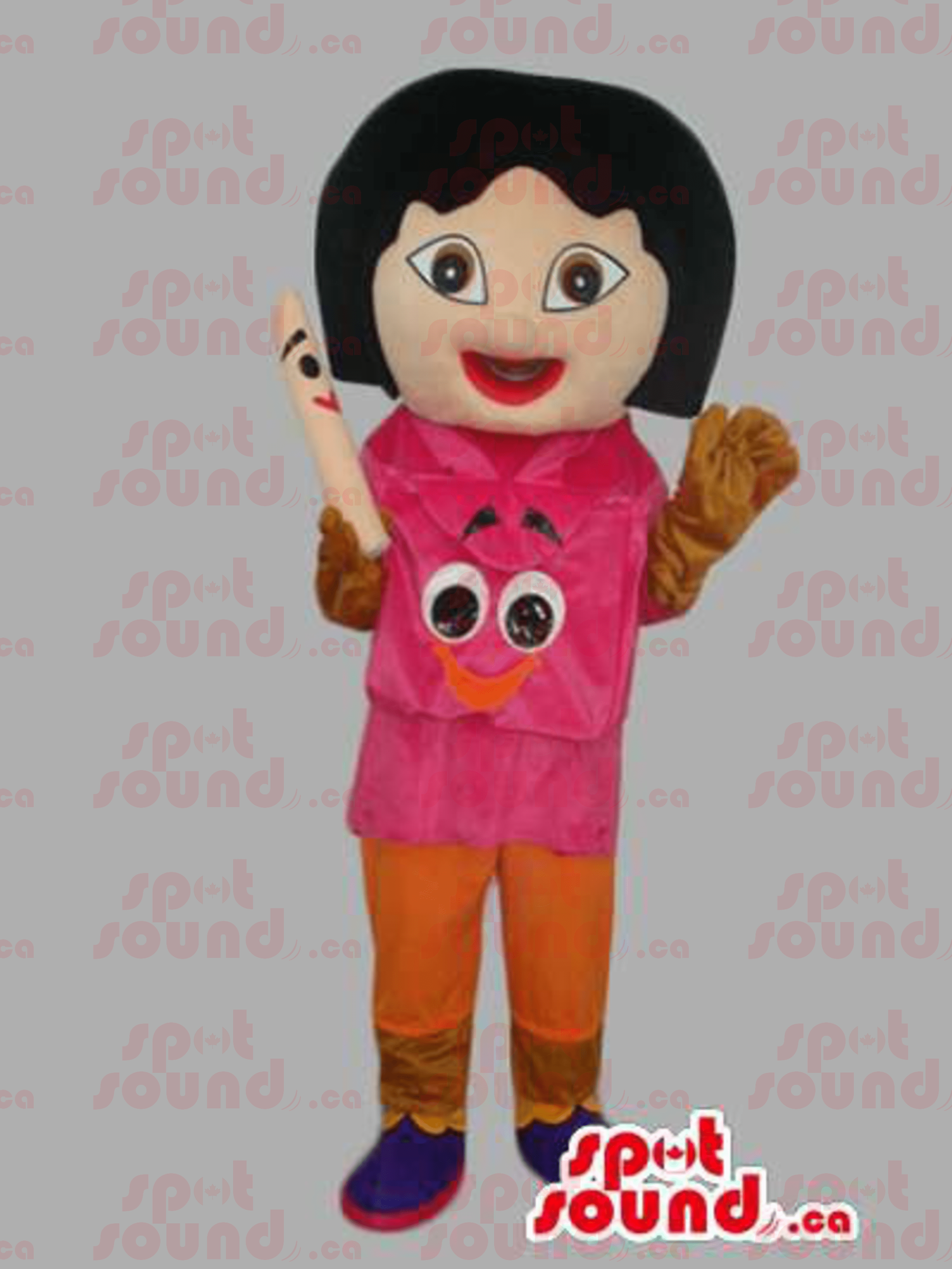 Dora The Explorer Mascot Costume