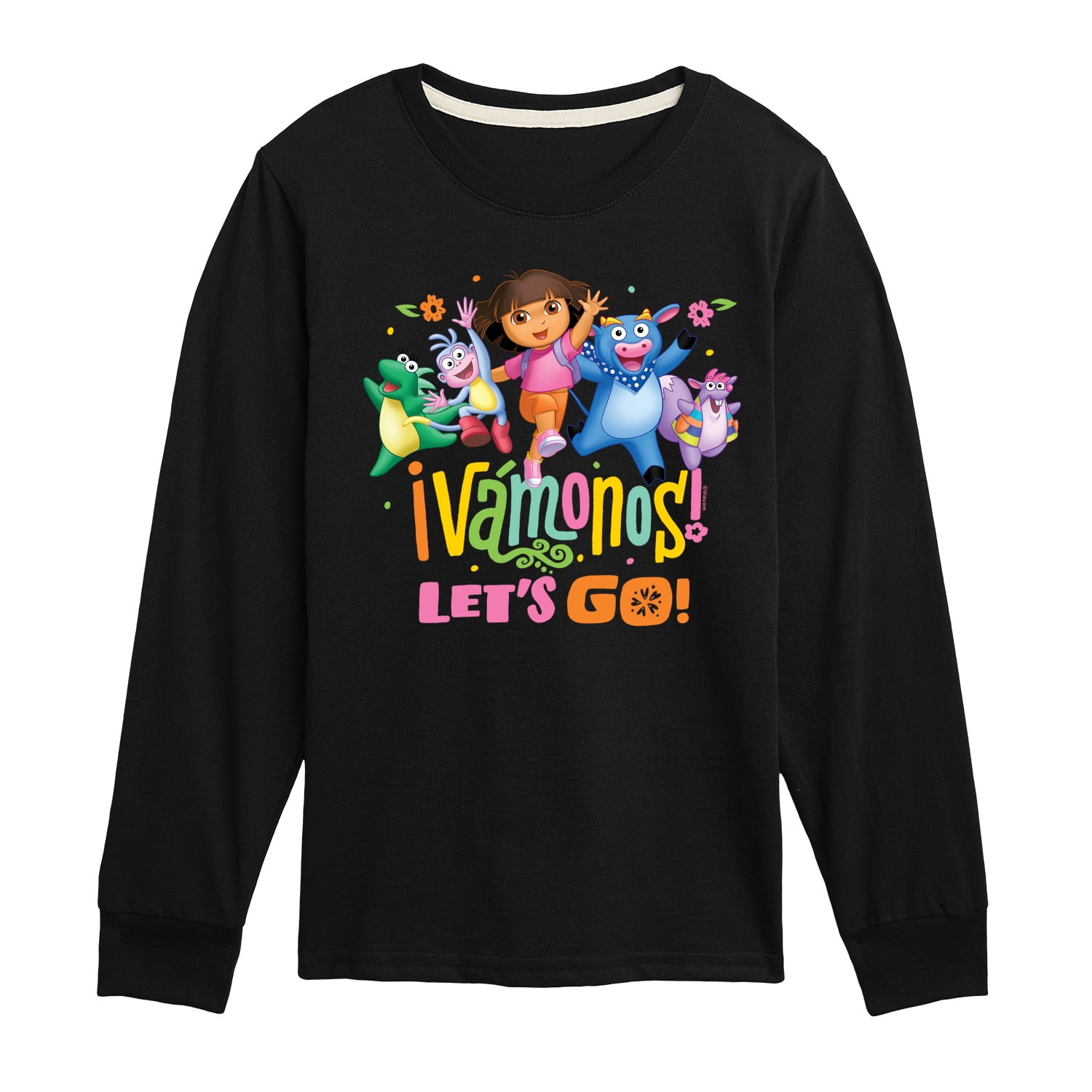 Dora The Explorer - Vamonos Lets Go - Toddler And Youth Long Sleeve ...