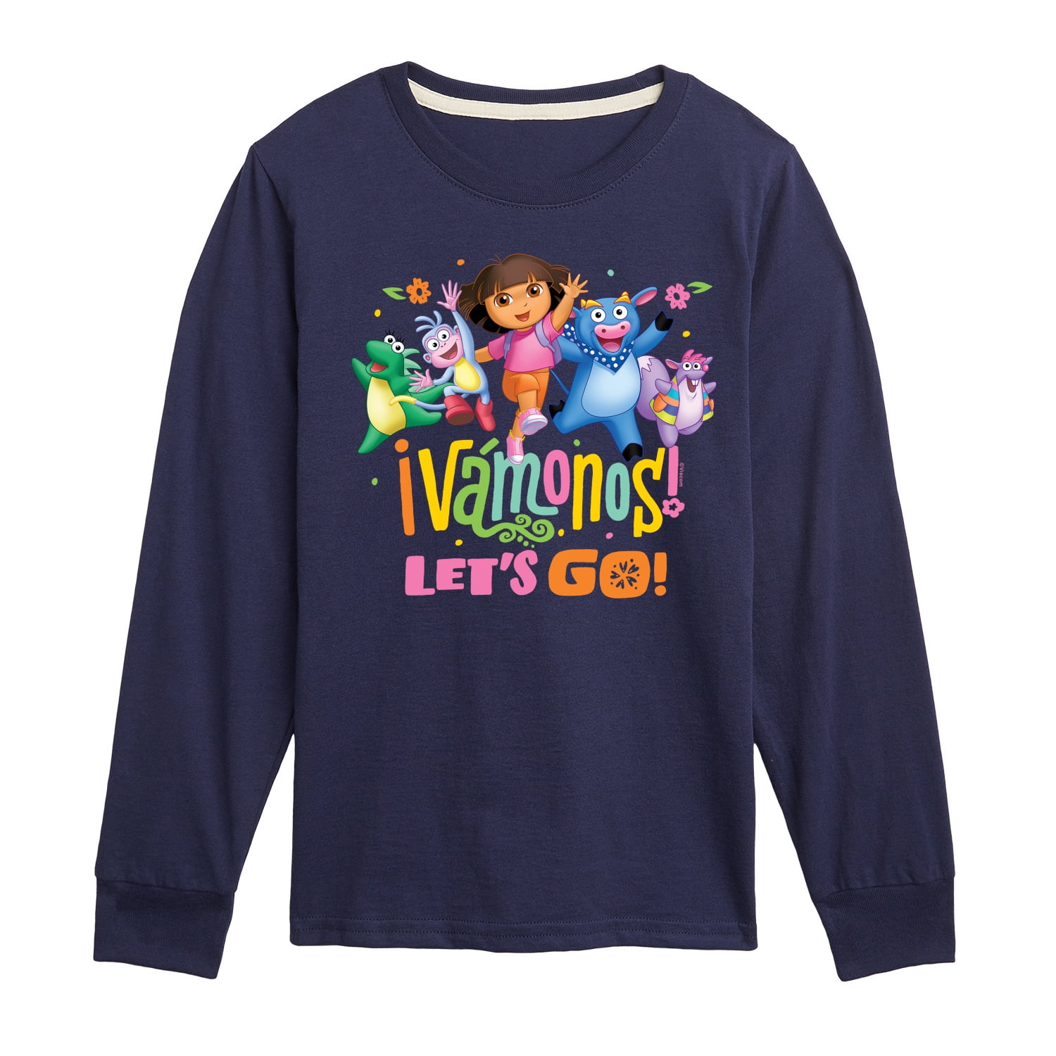 Dora The Explorer - Vamonos Lets Go - Toddler And Youth Long Sleeve ...