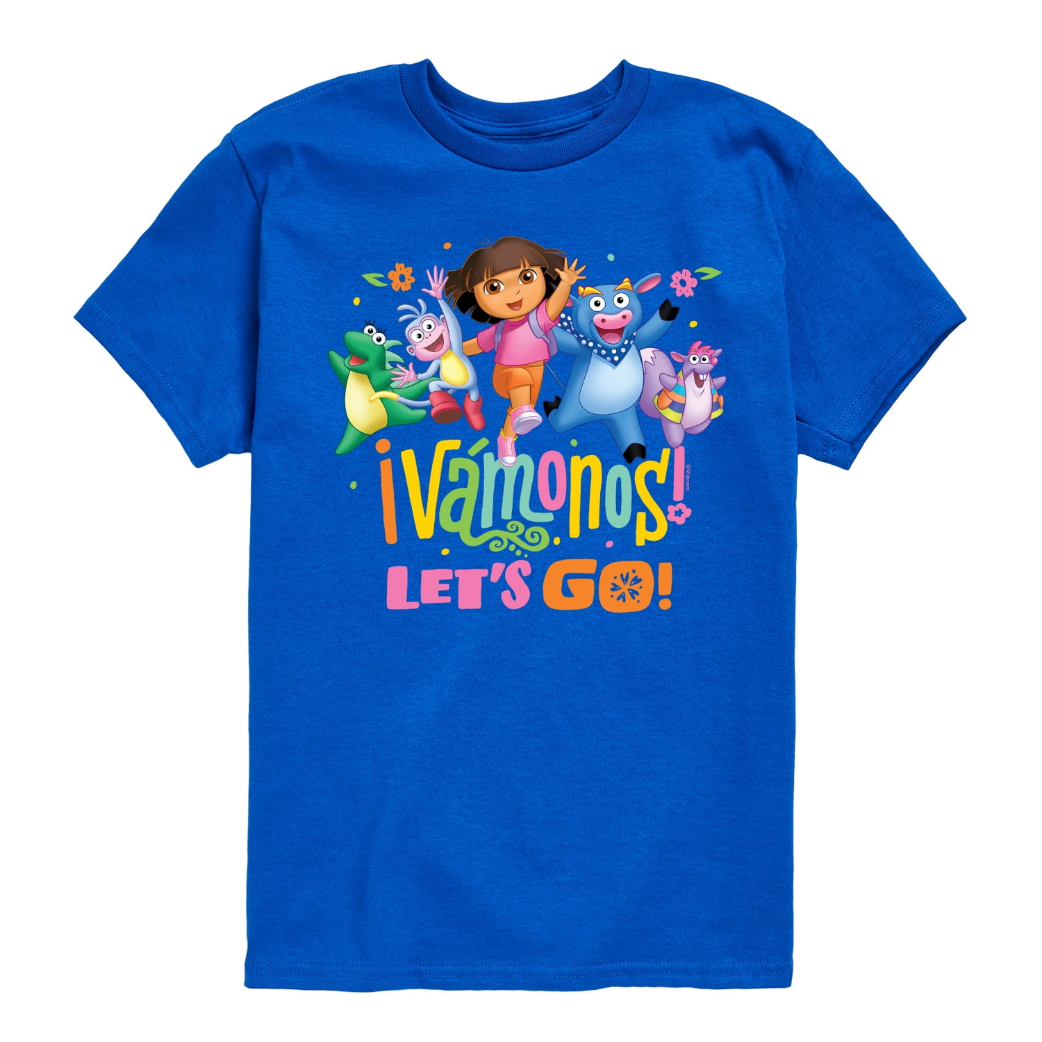 Dora The Explorer - Vamonos Lets Go - Toddler And Youth Short Sleeve ...