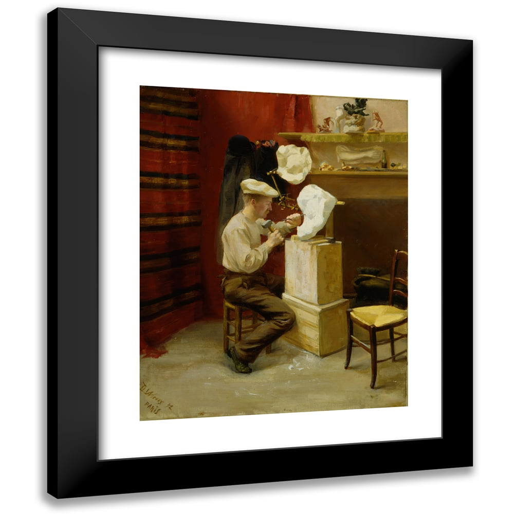 Dora Wahlroos 12x14 Black Modern Framed Museum Art Print Titled - Emil ...