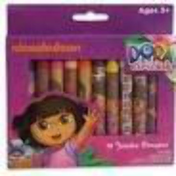 Dora the Explorer 12 Jumbo Crayon Set - Walmart Business Supplies