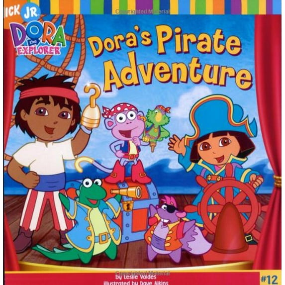 Pre-Owned Dora's Pirate Adventure (Dora the Explorer 8x8 - Walmart.com