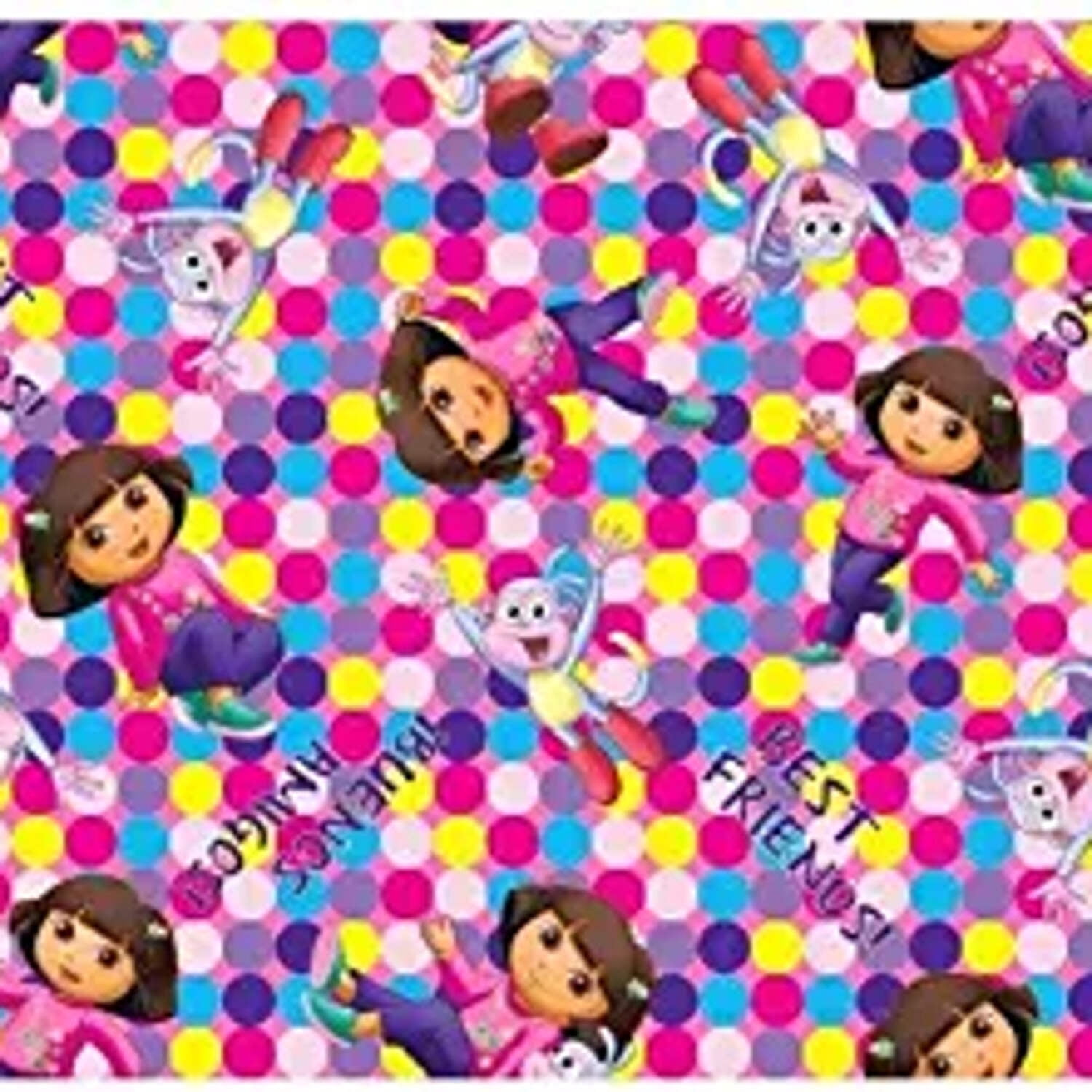 Dora the Explorer Best Friends Cotton Fabric - Walmart.com