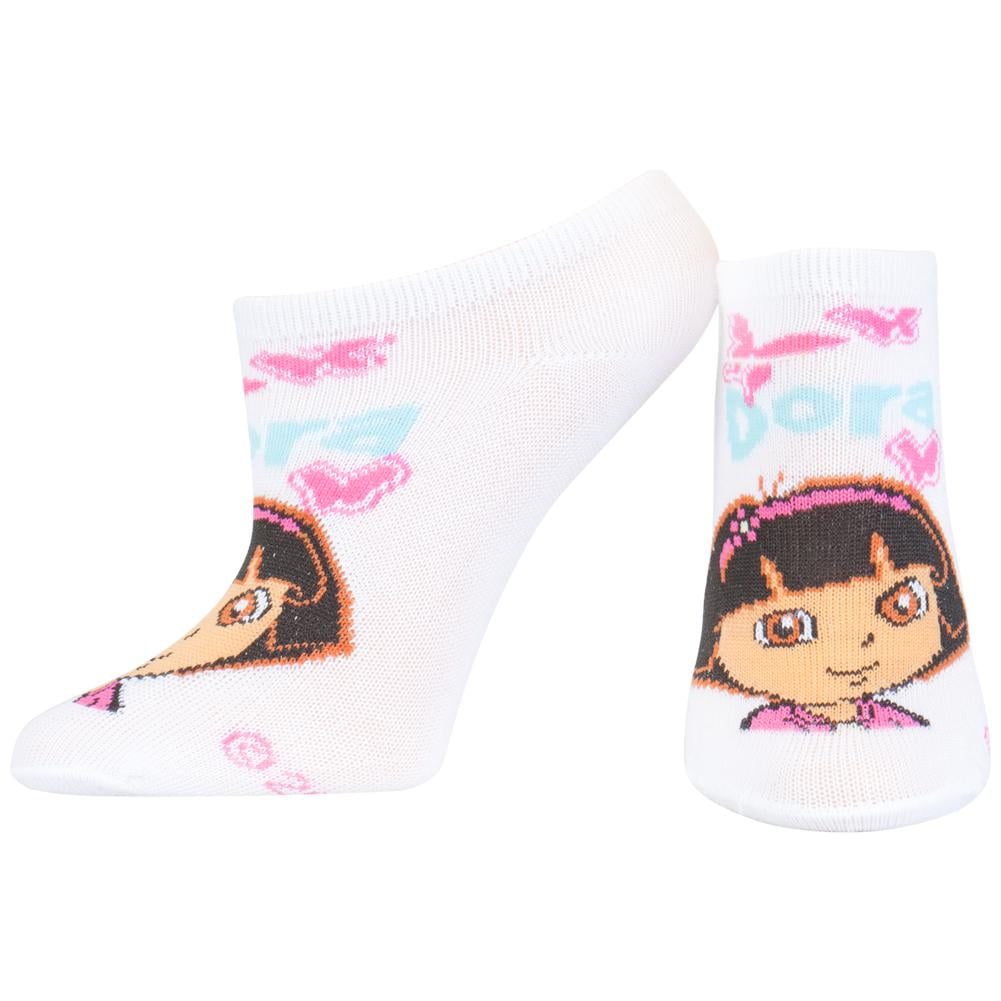 Dora the Explorer - Butterfly Girls Socks - Walmart.com