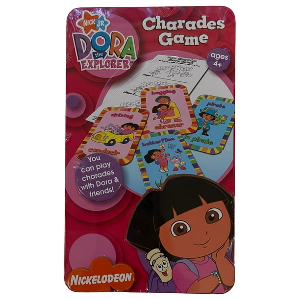 Dora the Explorer Charades Game in Metal Box - Walmart Business Supplies