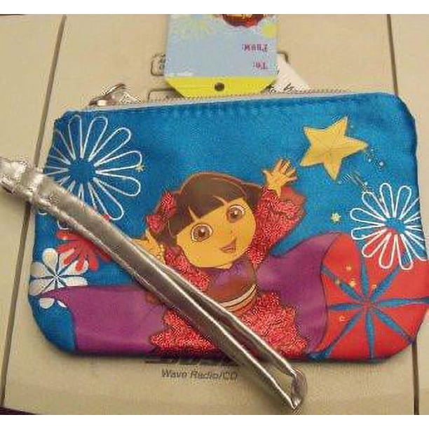 Dora the Explorer Child's Purse/wallet W/zipper New/tags BLUE by ...