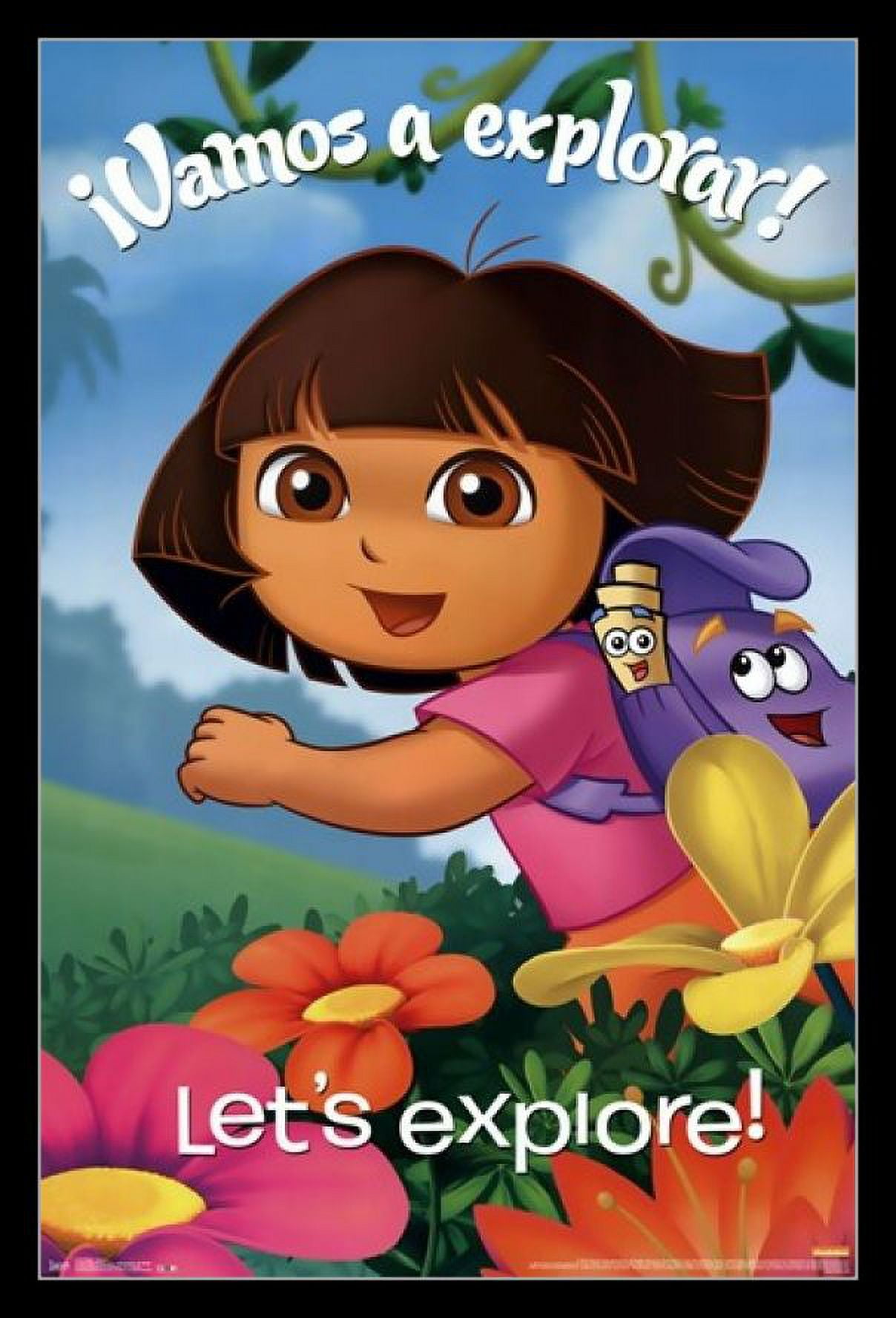 Dora the Explorer - Explore Laminated & Framed Poster Print (22 x 34 ...